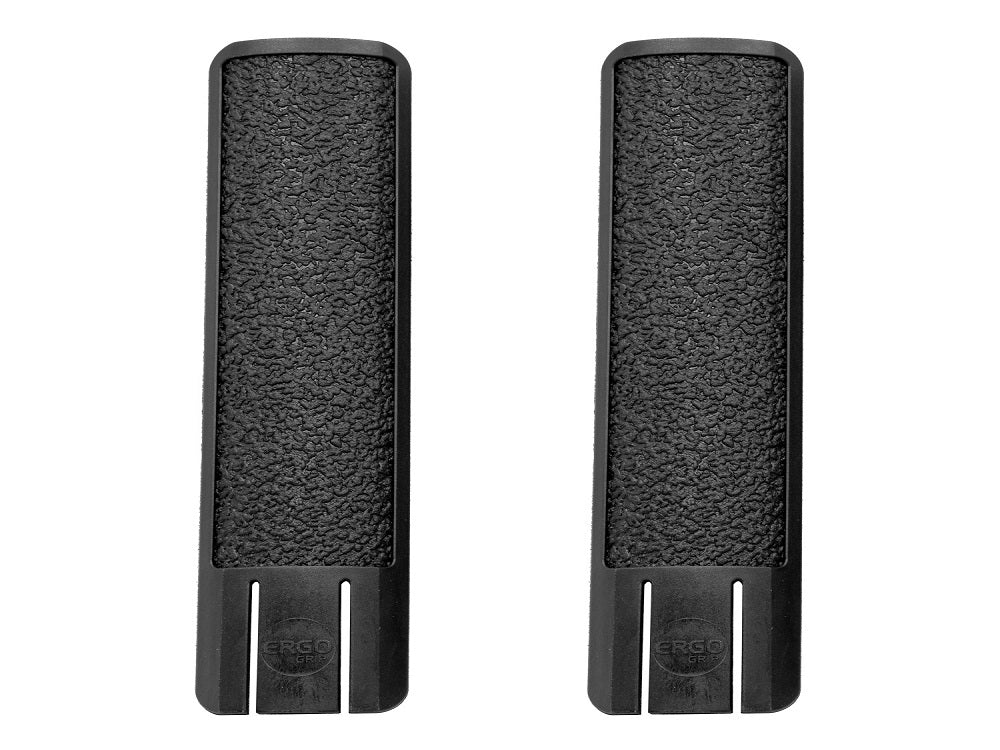 【ERGO】FULL LONG TEXTURED RAIL COVERS – 2 PACK(Black) – ROCK-et