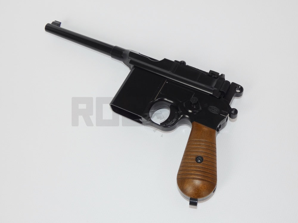 [NGS] ARMORER WORKS M712 GBB with Faux Wood Stock and Holster, Custom ...