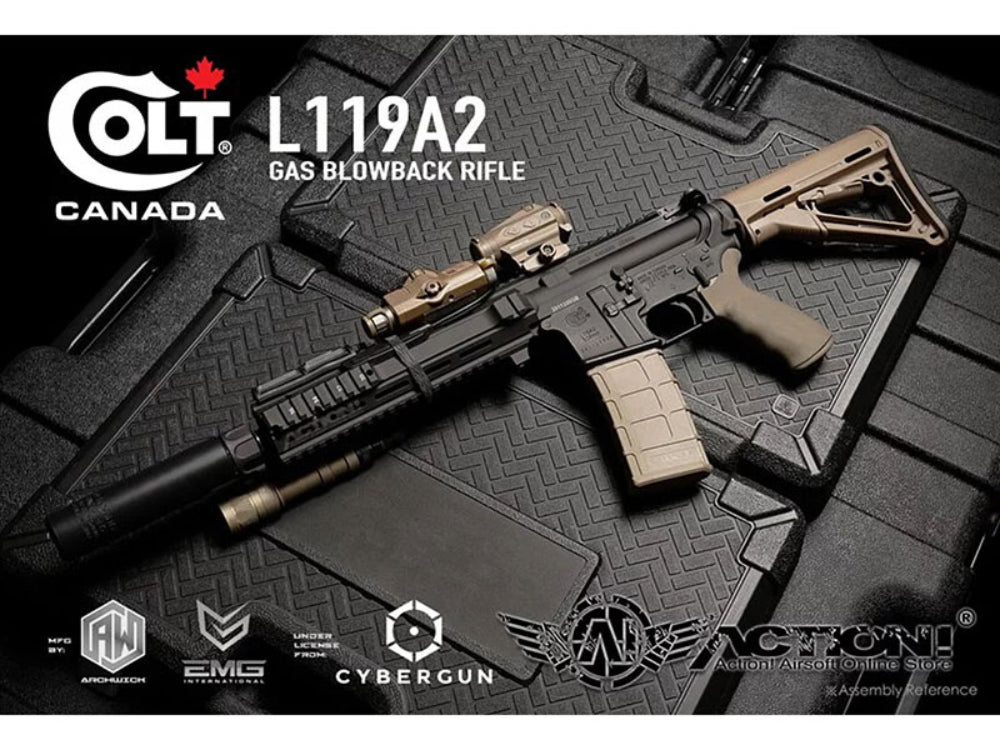 【Archwick】 Colt L119A2 GBBR Colt Licensed/GHK 베이스 – ROCK-et