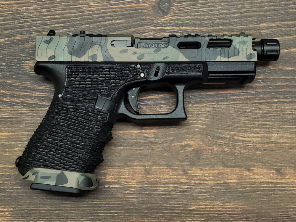 Tokyo Marui GLOCK G19 Gen3 "LANTAC Razorback" Gas Blowback Camouflage ...